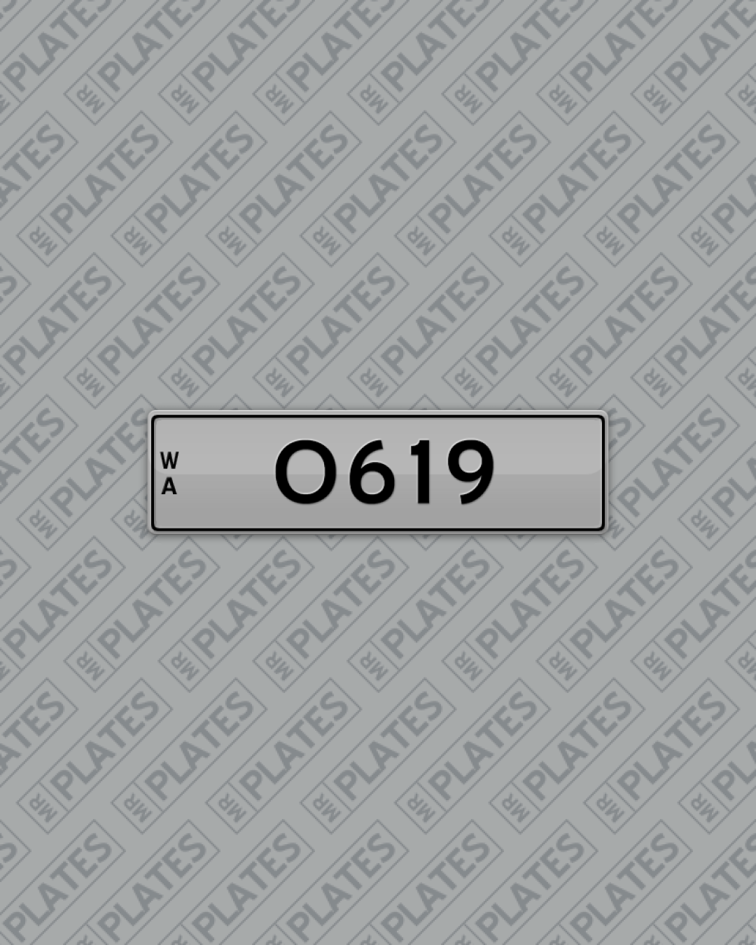 O619 (Levelling Up In Life) Number Plates For Sale, WA - MrPlates