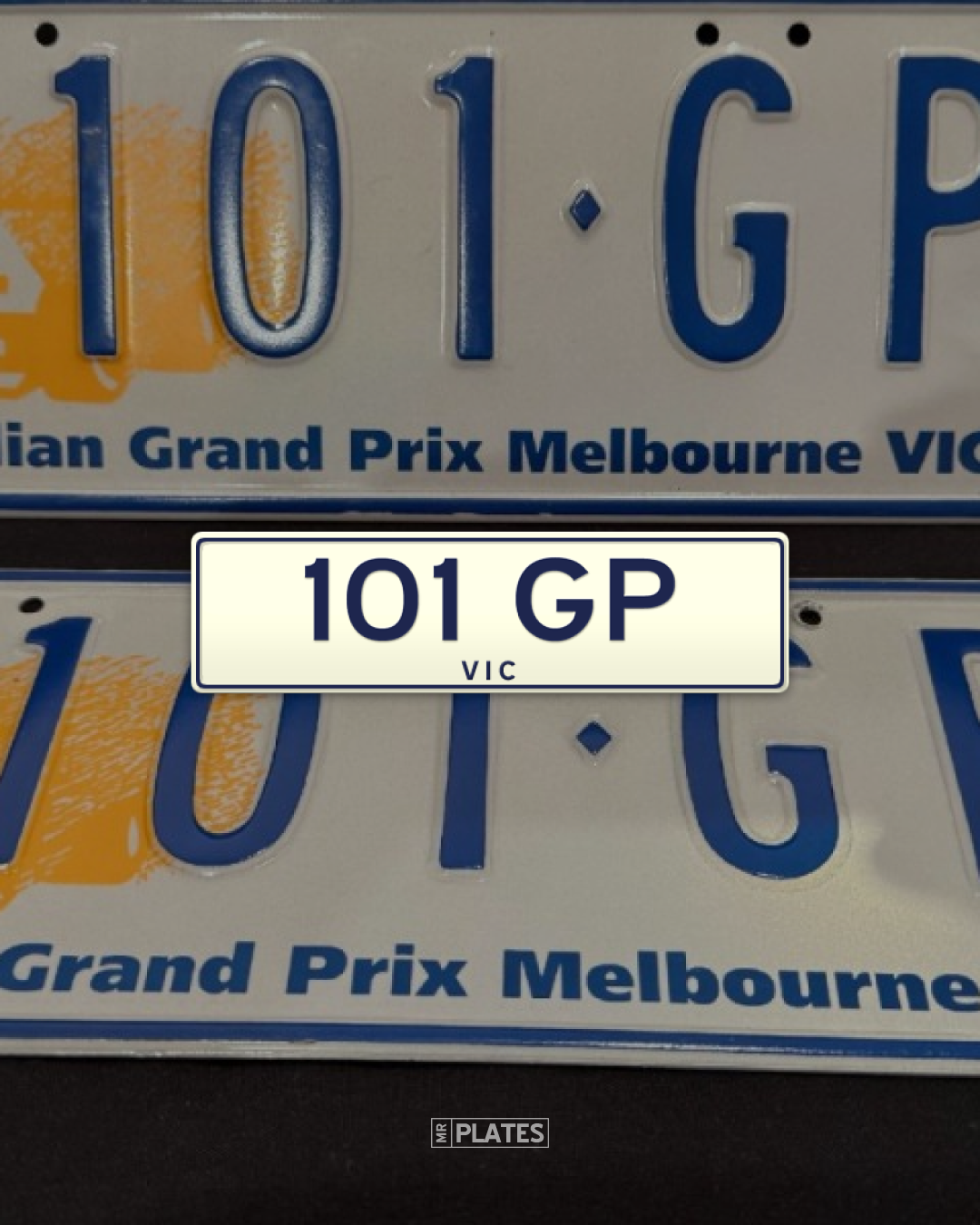 101 GP (The First F1 GP Held At Albert Park) Number Plates For Sale ...
