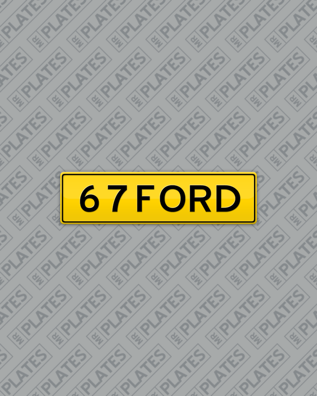 67FORD (67 Mustang) Number Plates For Sale, NSW - MrPlates