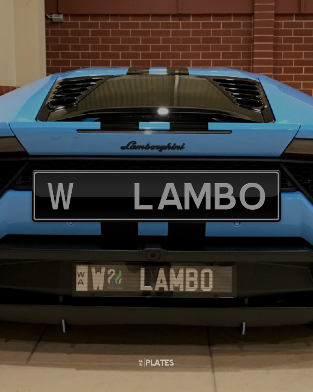 W LAMBO (LAMBORGHINI) Number Plates For Sale, WA - MrPlates