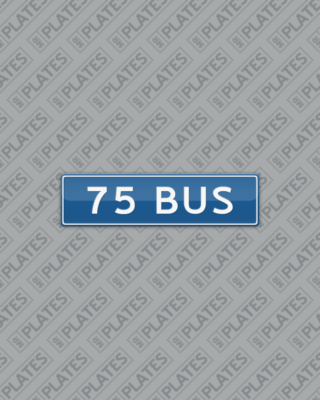 75 BUS (1975 Kombi Or Bus) Number Plates For Sale, VIC - MrPlates