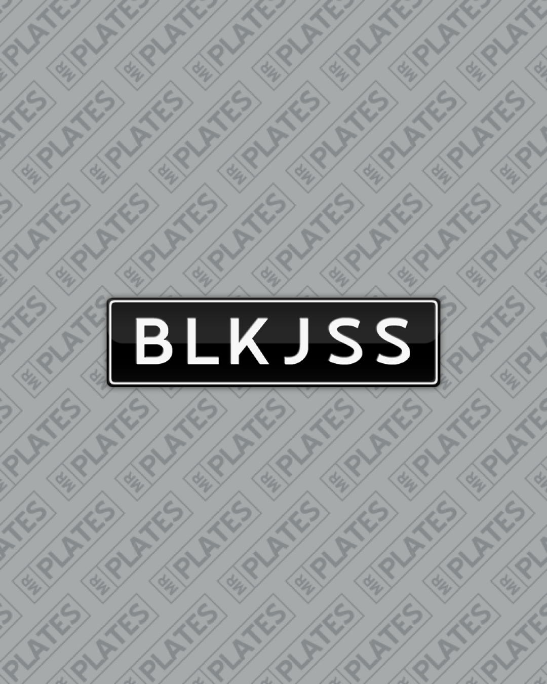 BLKJSS (Black Jesus) Number Plates For Sale, NSW - MrPlates