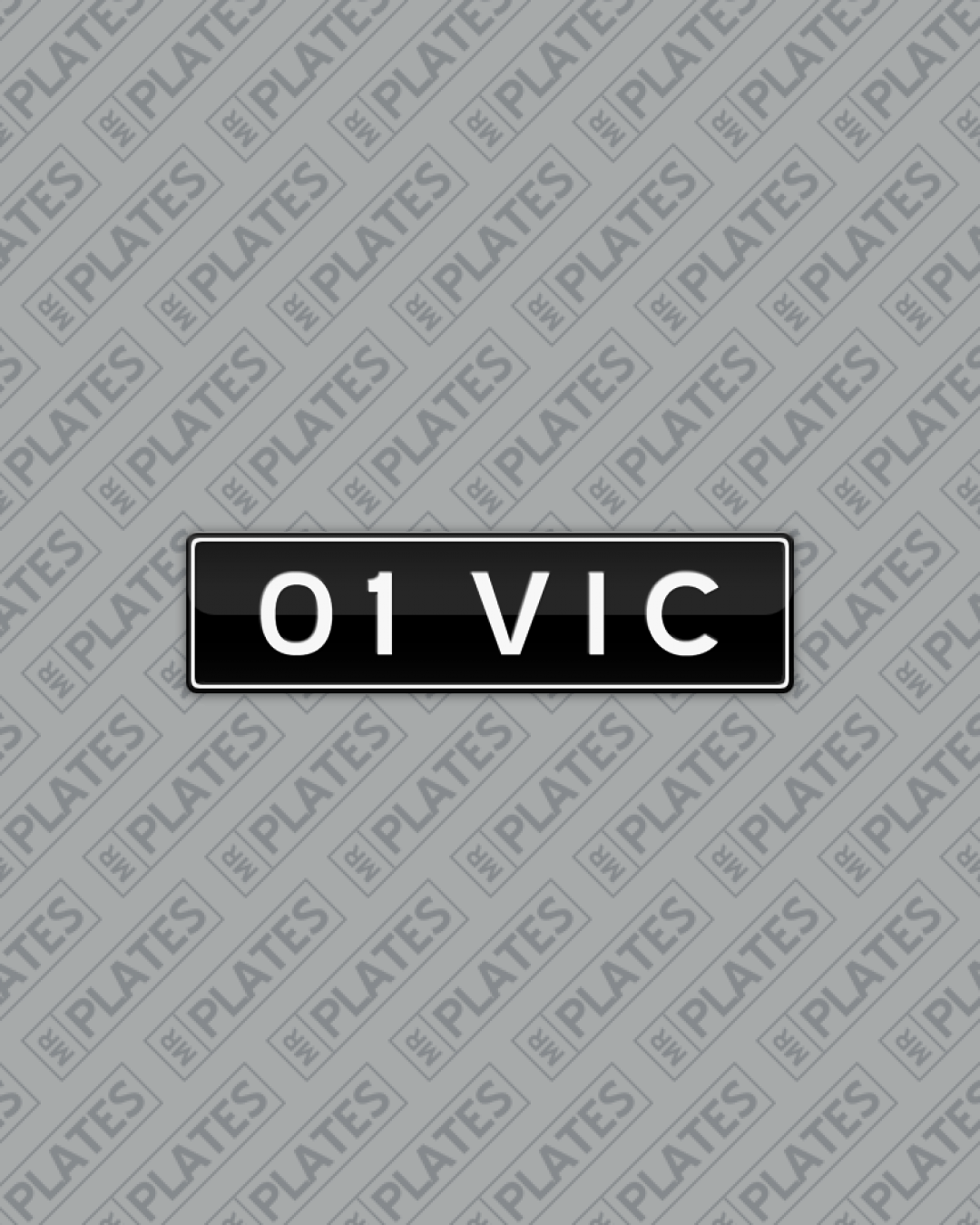 01 VIC Number 1 Victoria Number Plates For Sale VIC MrPlates