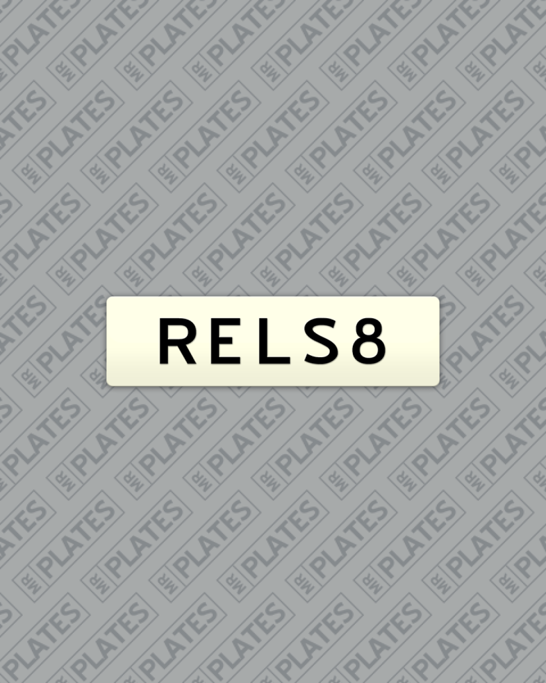 RELS8 (Real Estate) Number Plates For Sale - MrPlates