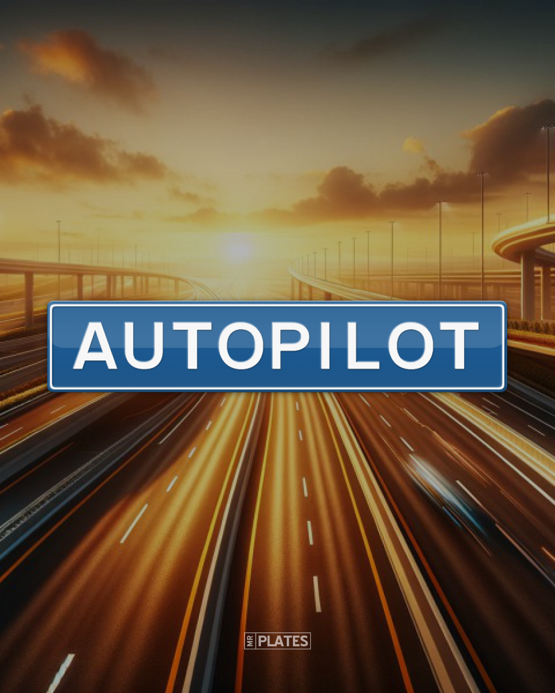 AUTOPILOT (Autonomous Driving Future) Number Plates For Sale, WA - MrPlates