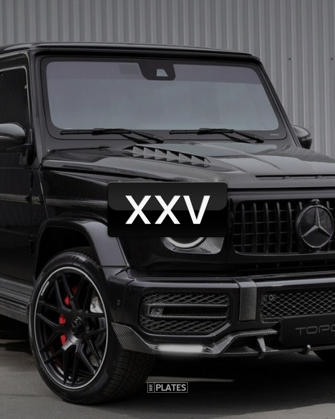 XXV (Roman Numerals XXV) Number Plates For Sale, NSW - MrPlates