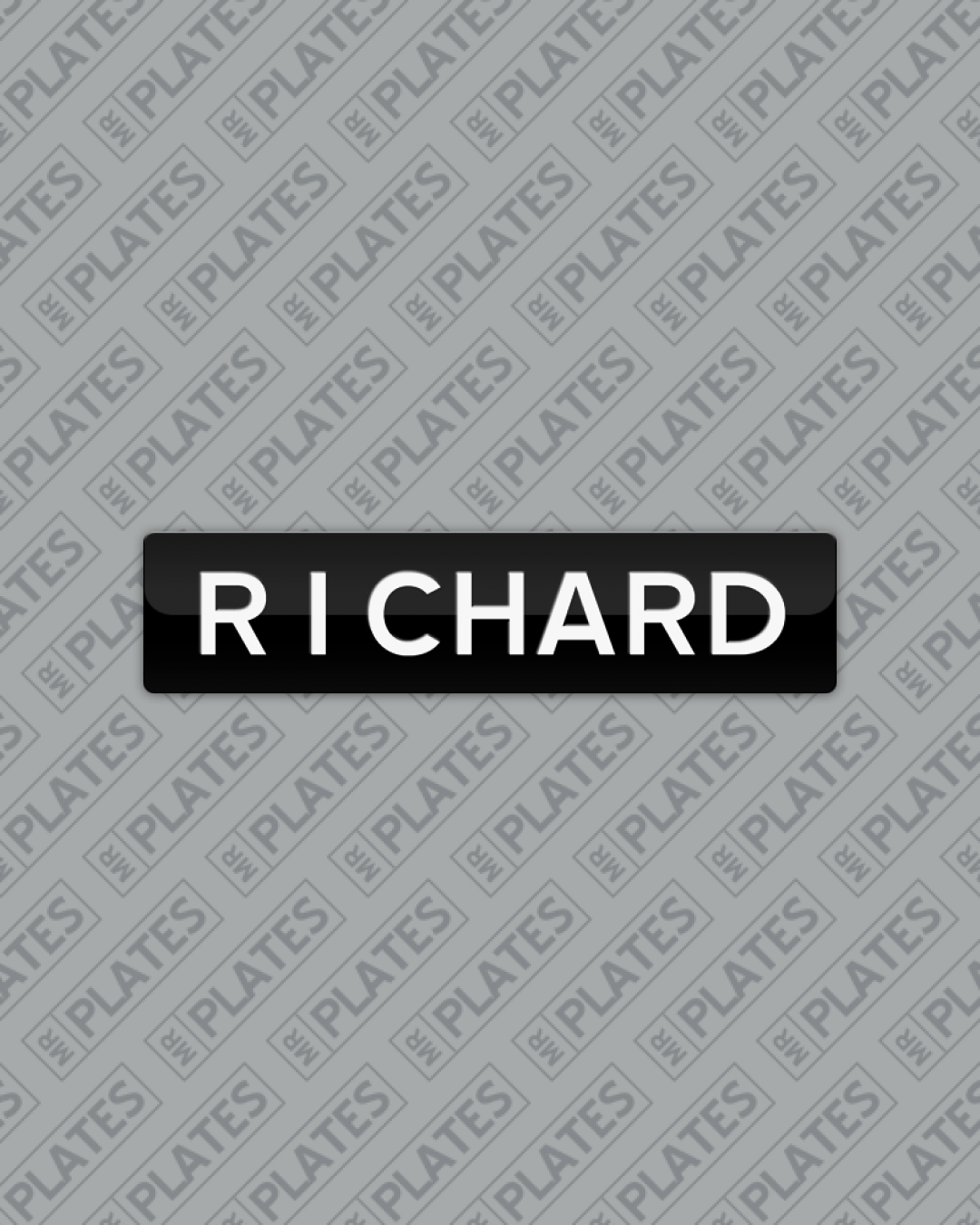 RICHARD Number Plates For Sale, WA - MrPlates