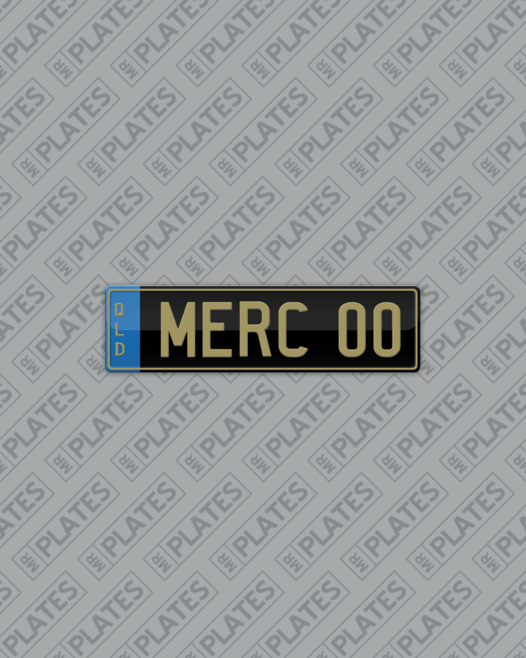 MERC 00 Number Plates For Sale, QLD - MrPlates