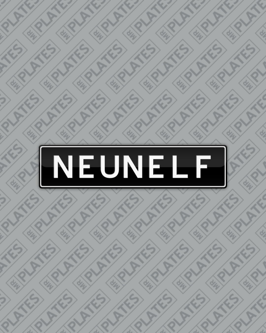 NEUNELF (911 in German) Number Plates For Sale, QLD - MrPlates