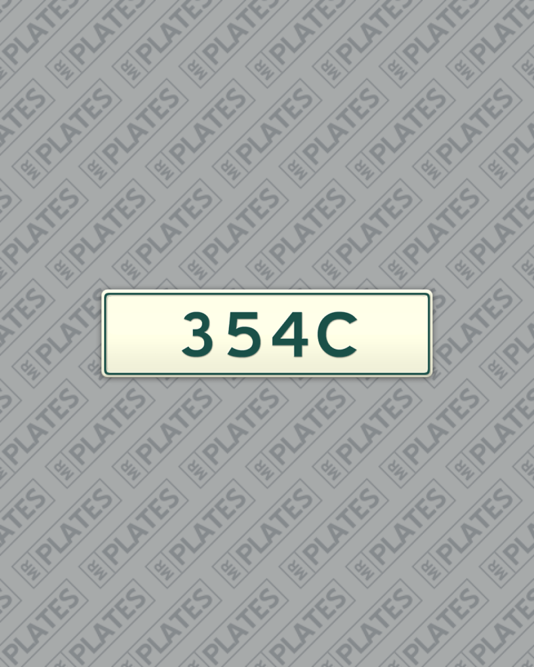 354C Number Plates For Sale, VIC - MrPlates