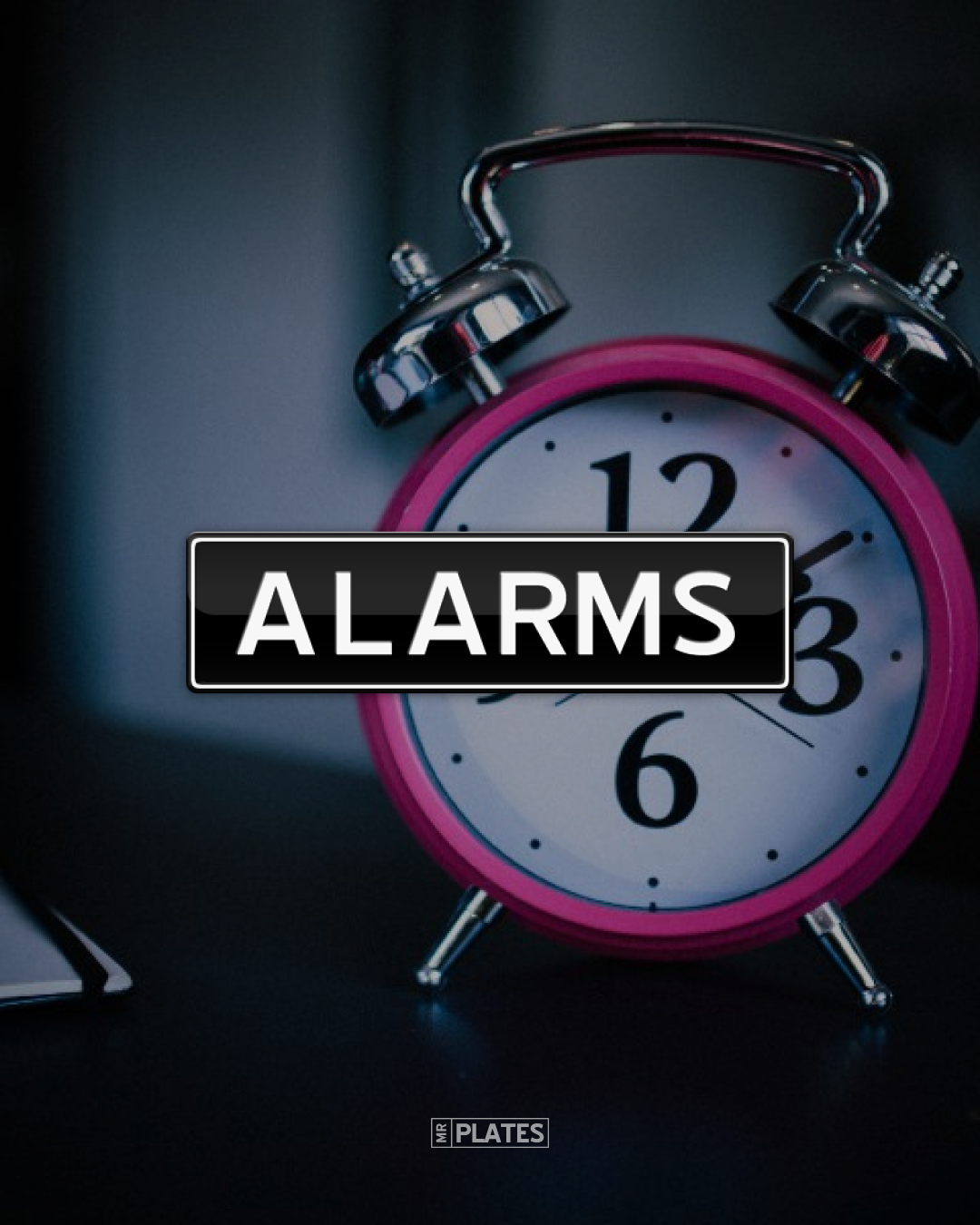 ALARMS Number Plates For Sale, ACT - MrPlates