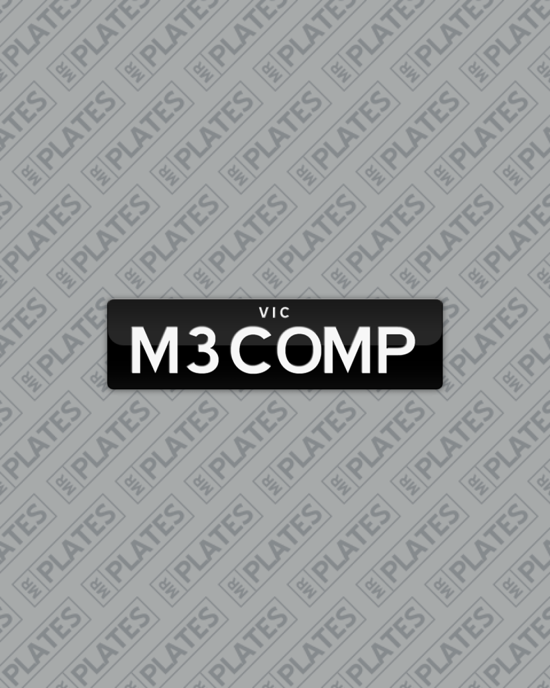 M3COMP (M3 Competition) Number Plates For Sale, VIC - MrPlates