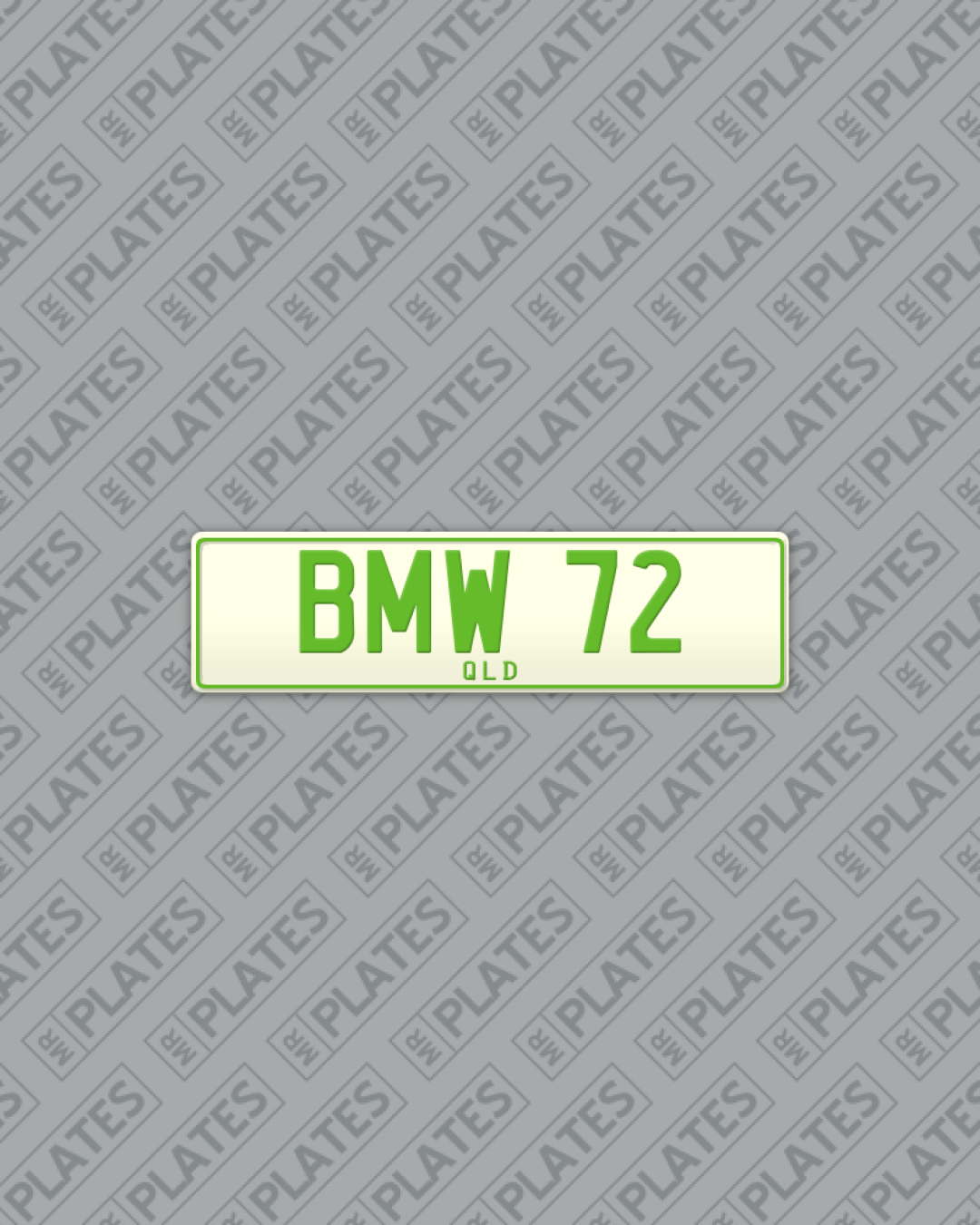 BMW 72 (1972 BMW) Number Plates For Sale, QLD - MrPlates
