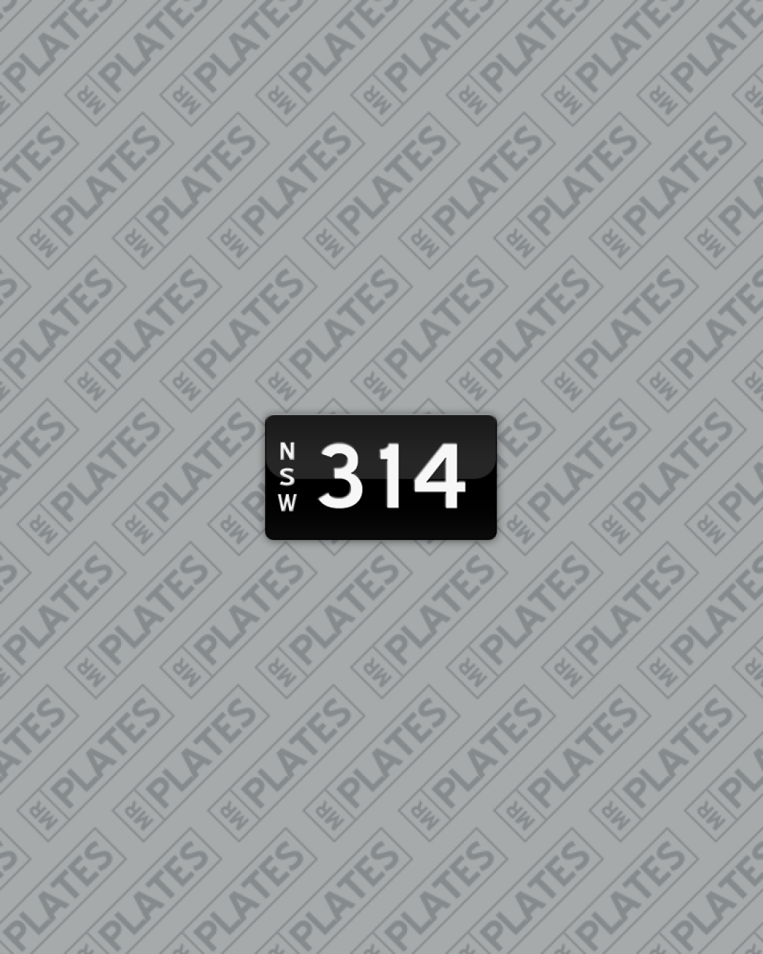 314 Number Plates For Sale, NSW - MrPlates