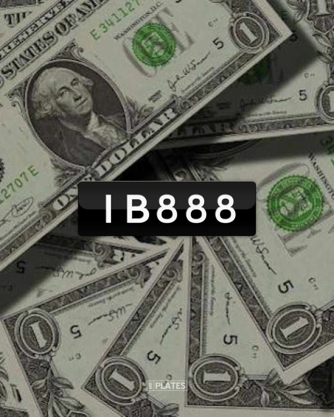 IB888 (FORTUNE I 8888) Number Plates For Sale, NSW - MrPlates