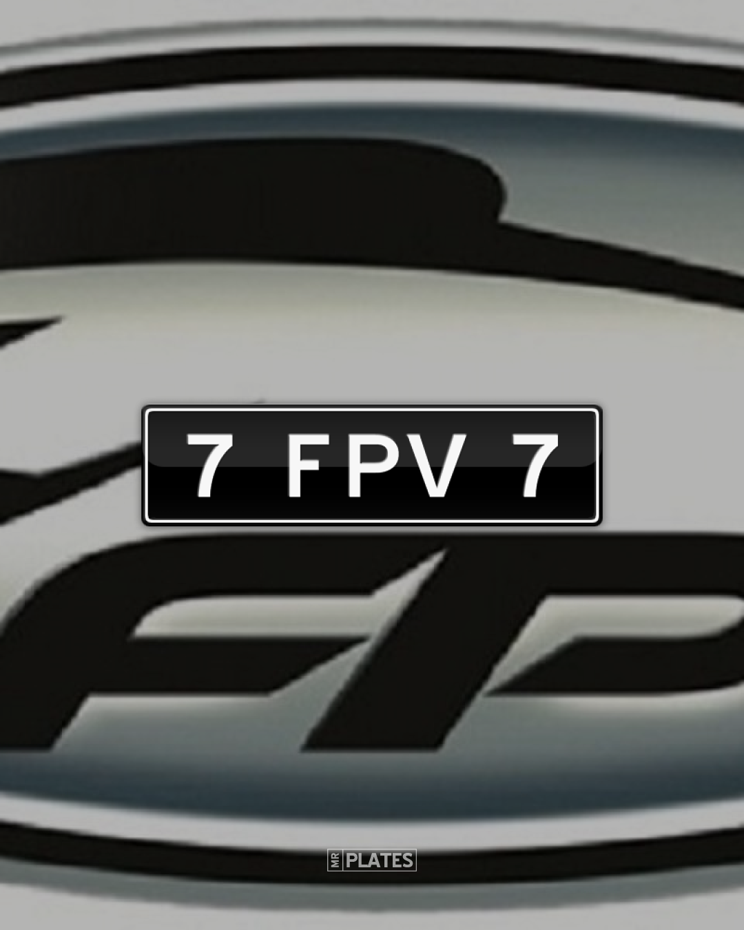 7 FPV 7 (Ford Performance Veh) Number Plates For Sale, QLD - MrPlates