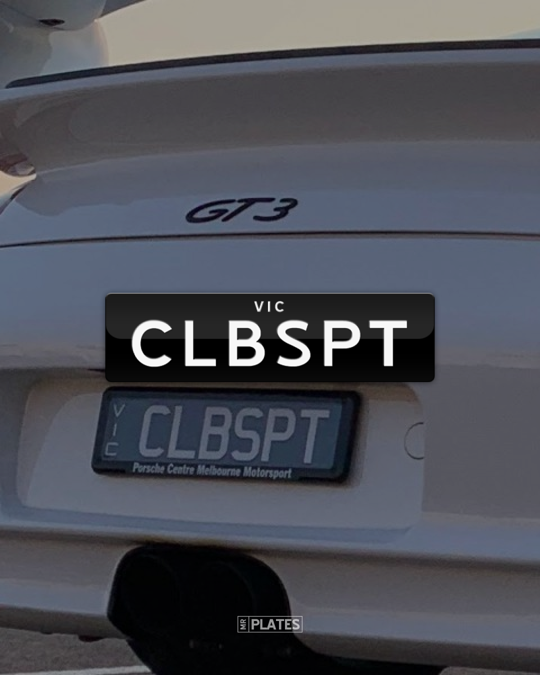 CLBSPT (Clubsport) Number Plates For Sale, VIC - MrPlates