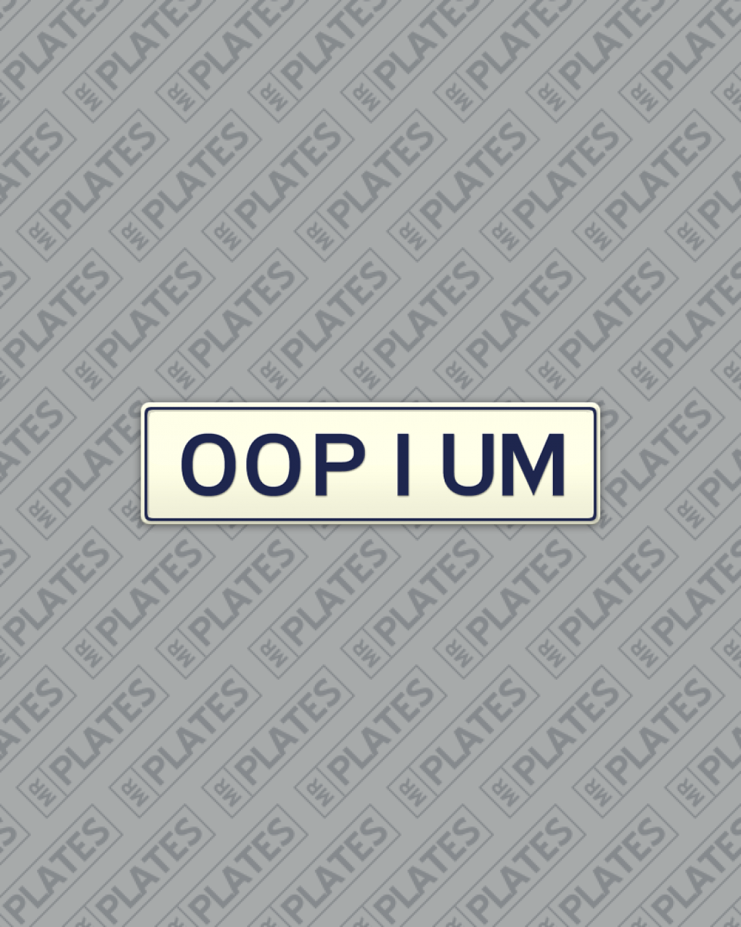 00PIUM Number Plates For Sale, NSW - MrPlates