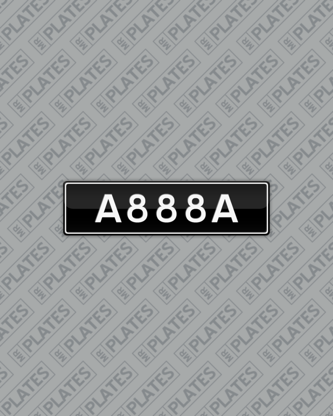 A888A Number Plates For Sale, VIC - MrPlates
