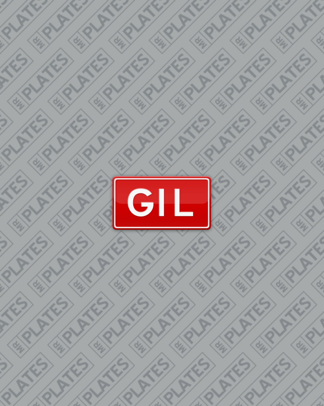 GIL Number Plates For Sale, VIC - MrPlates