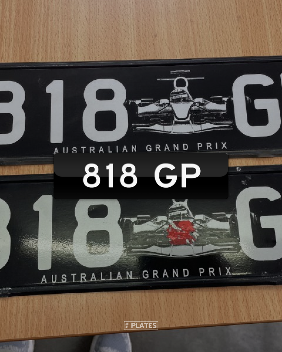818 GP Number Plates For Sale, VIC - MrPlates