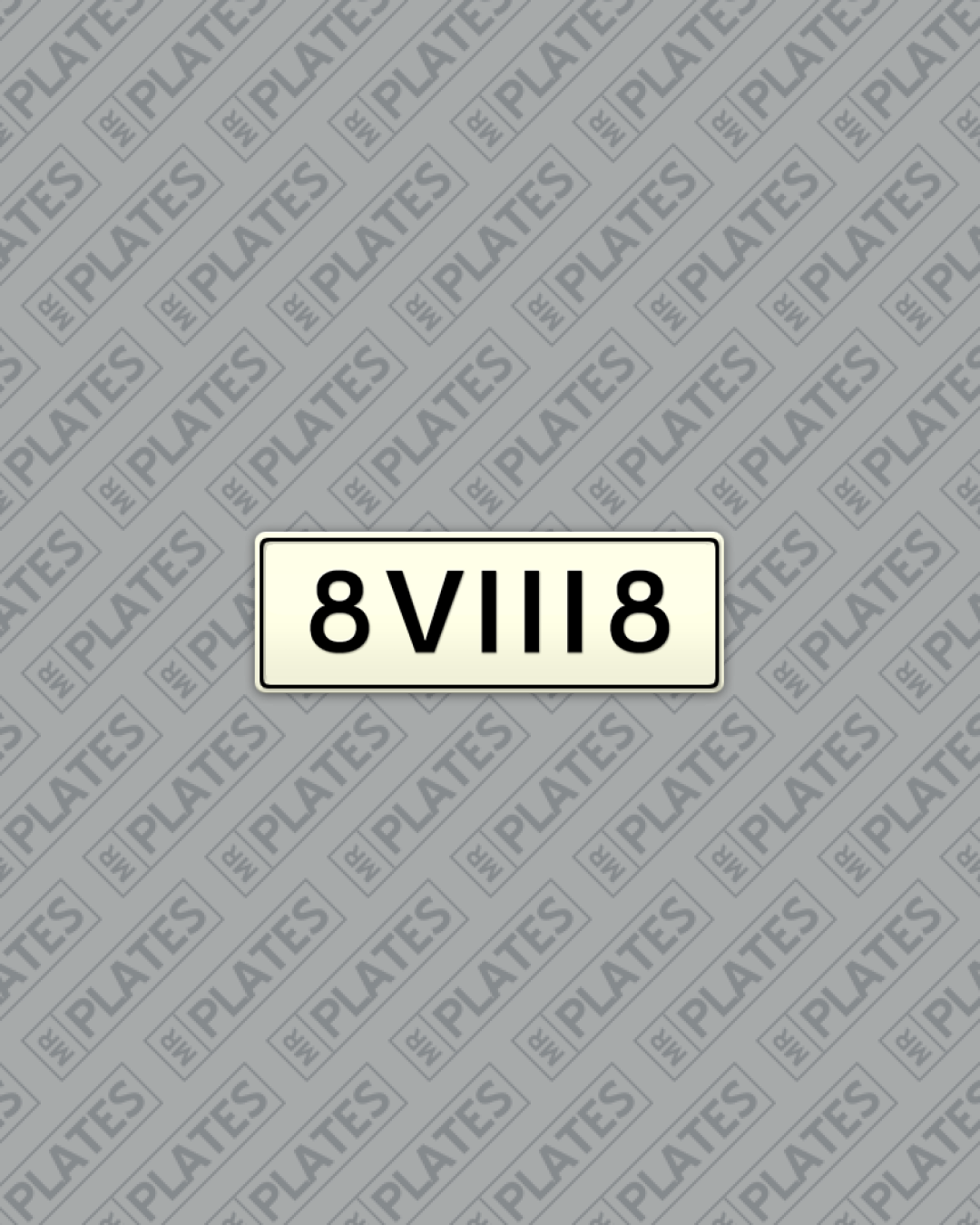 8VIII8 (888) Number Plates For Sale, NSW - MrPlates