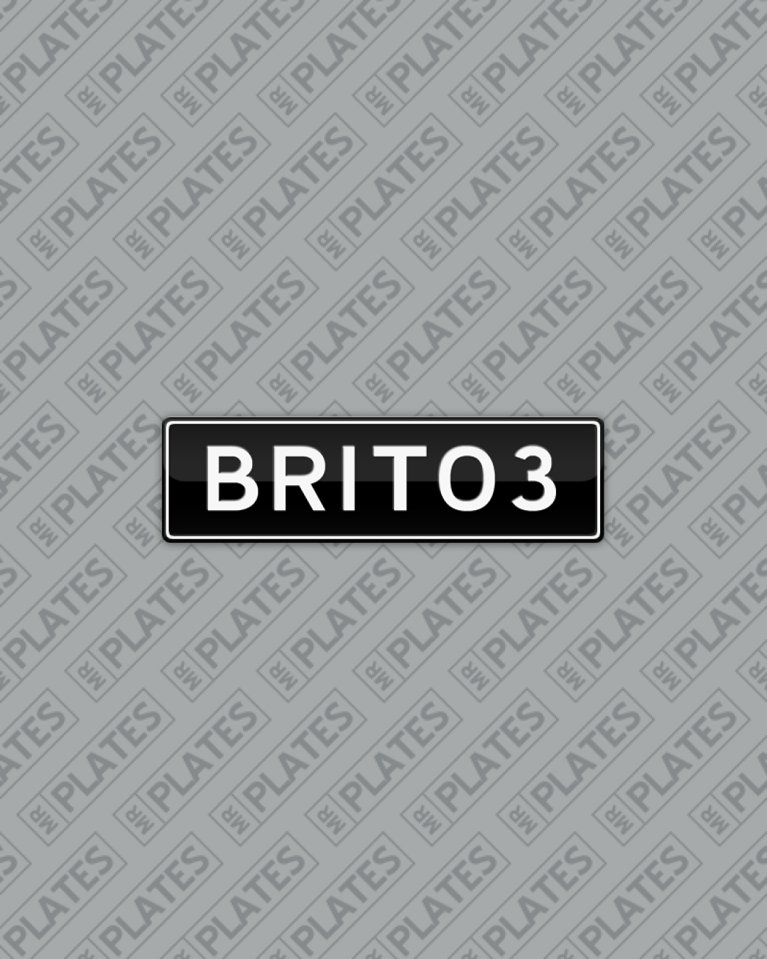 BRIT03 (The Name Britta With The Letters 03) Number Plates For Sale ...