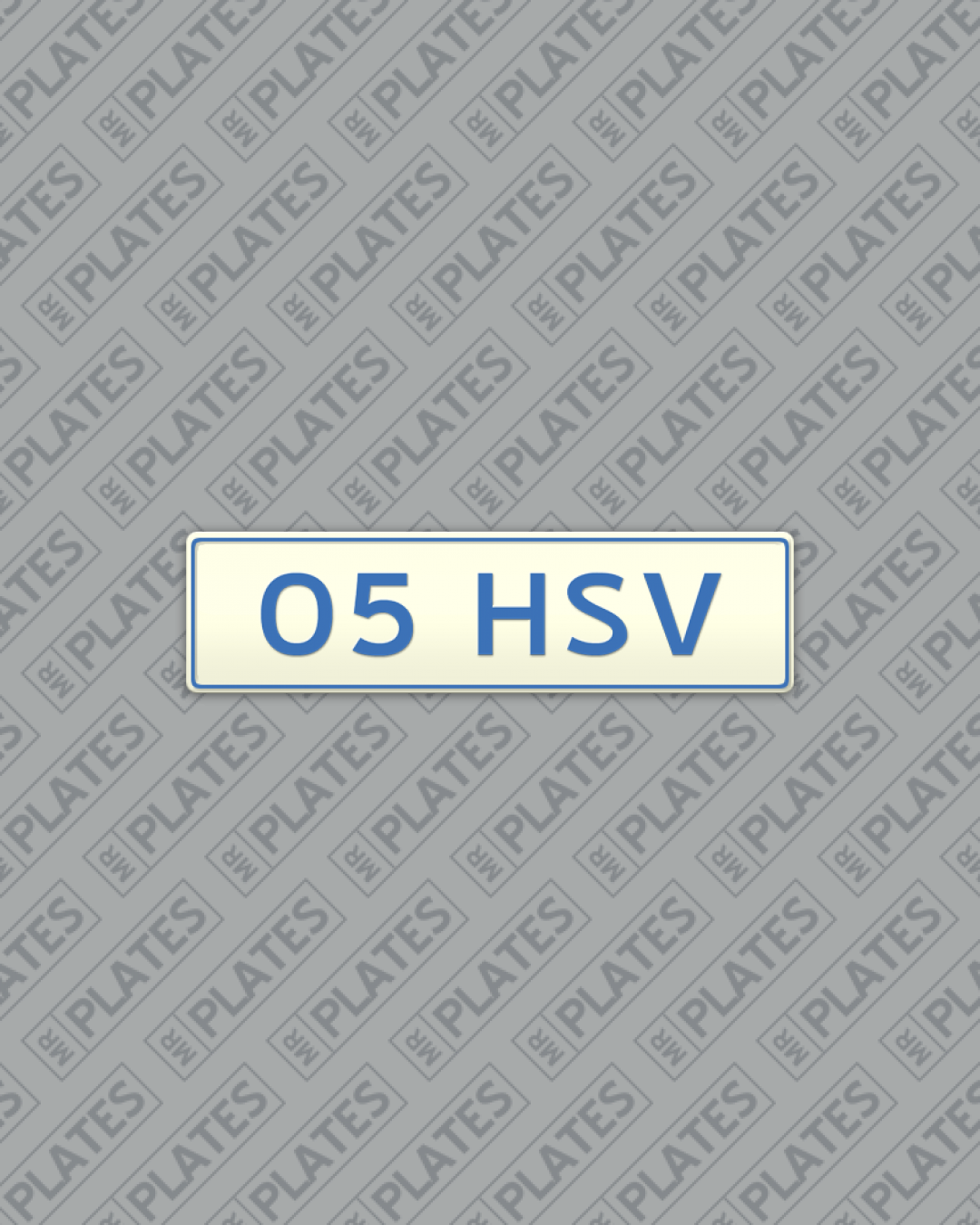 05 HSV Number Plates For Sale, WA - MrPlates