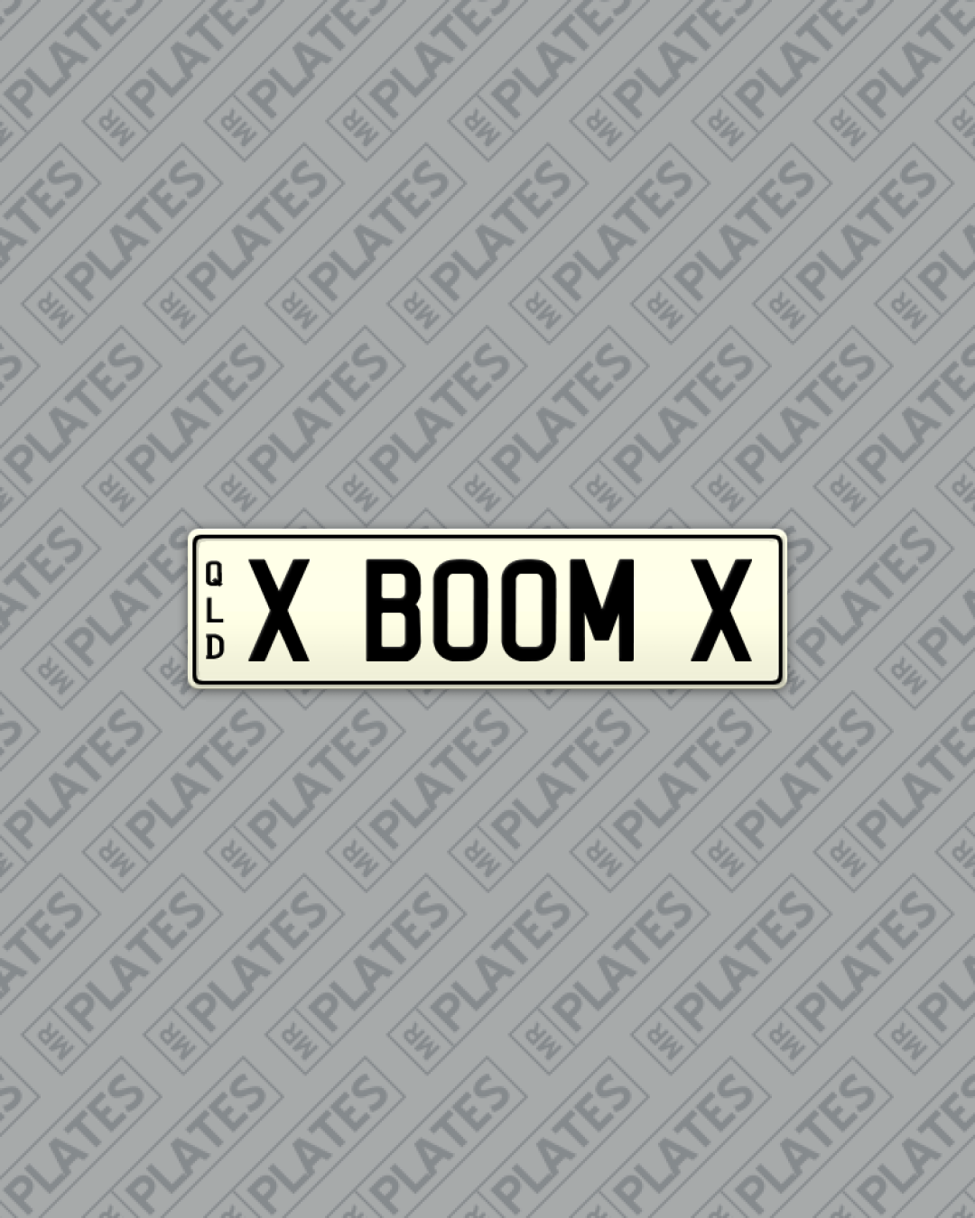 X BOOM X (**48 HOUR OFFER**) Number Plates For Sale, QLD - MrPlates