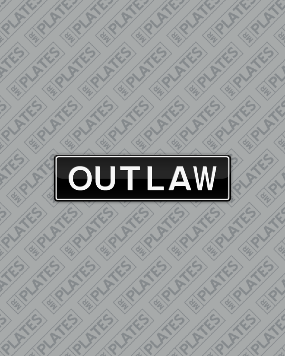 OUTLAW Number Plates For Sale, NSW - MrPlates