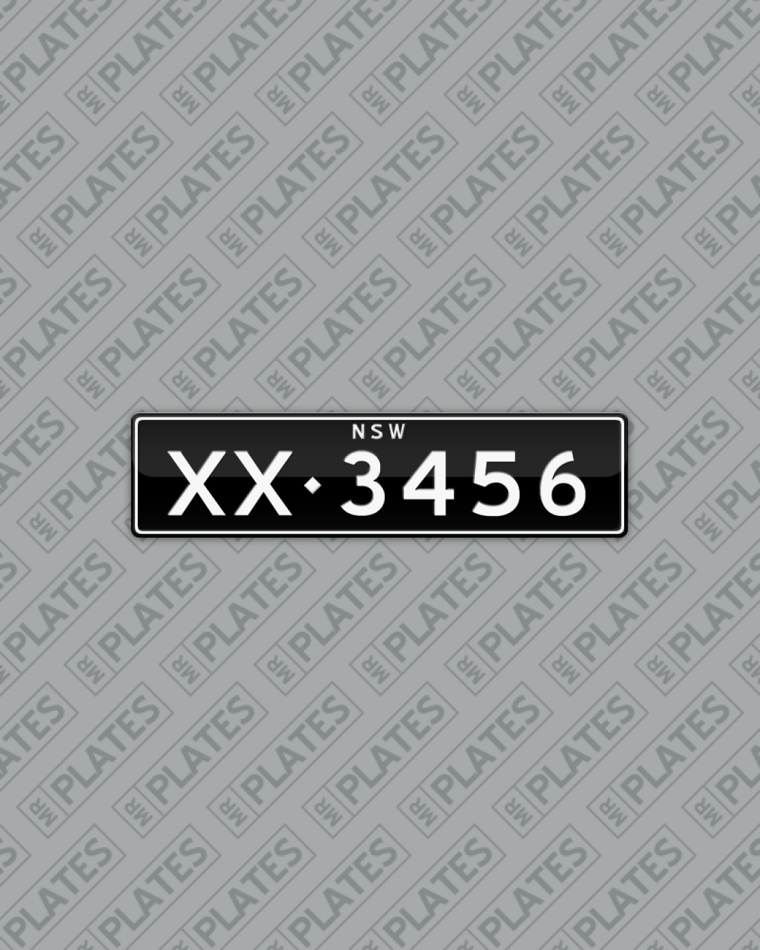 XX·3456 (XX3456) Number Plates For Sale, NSW - MrPlates