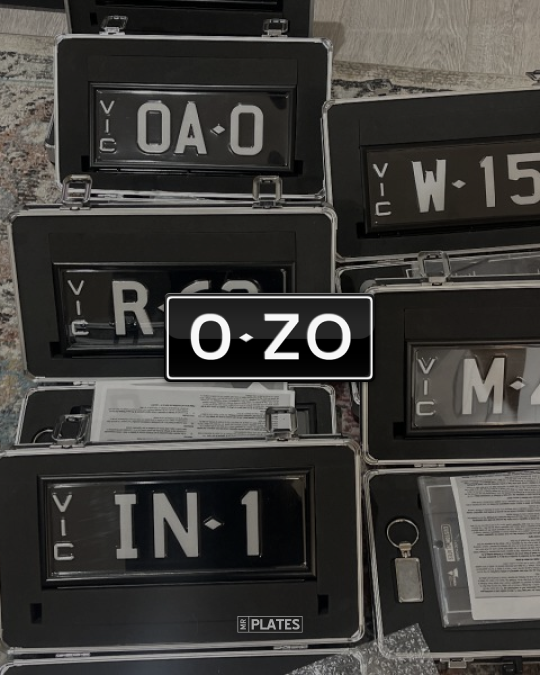 0·ZO (0zo) Number Plates For Sale, VIC - MrPlates