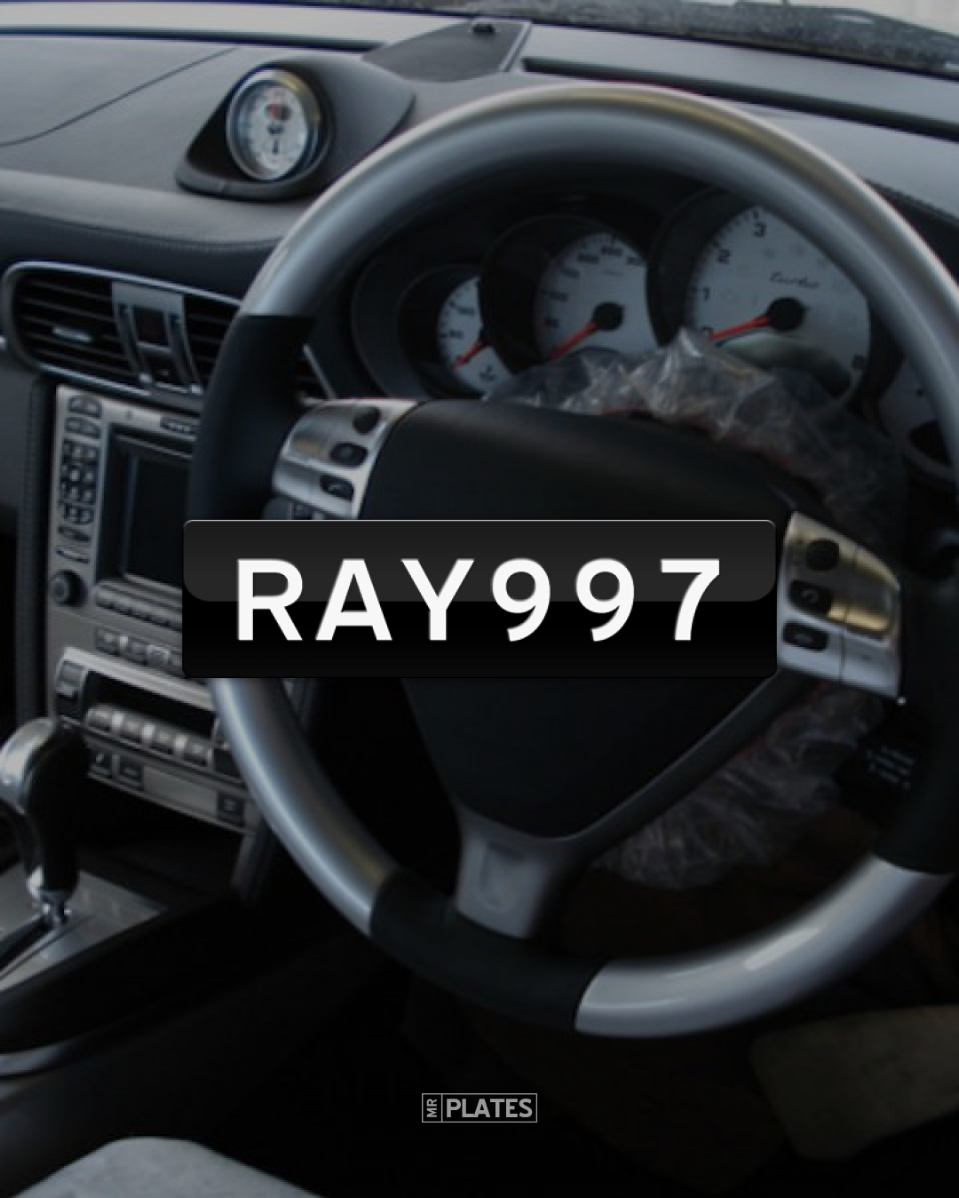 RAY997 (Porsche 997) Number Plates For Sale, QLD - MrPlates