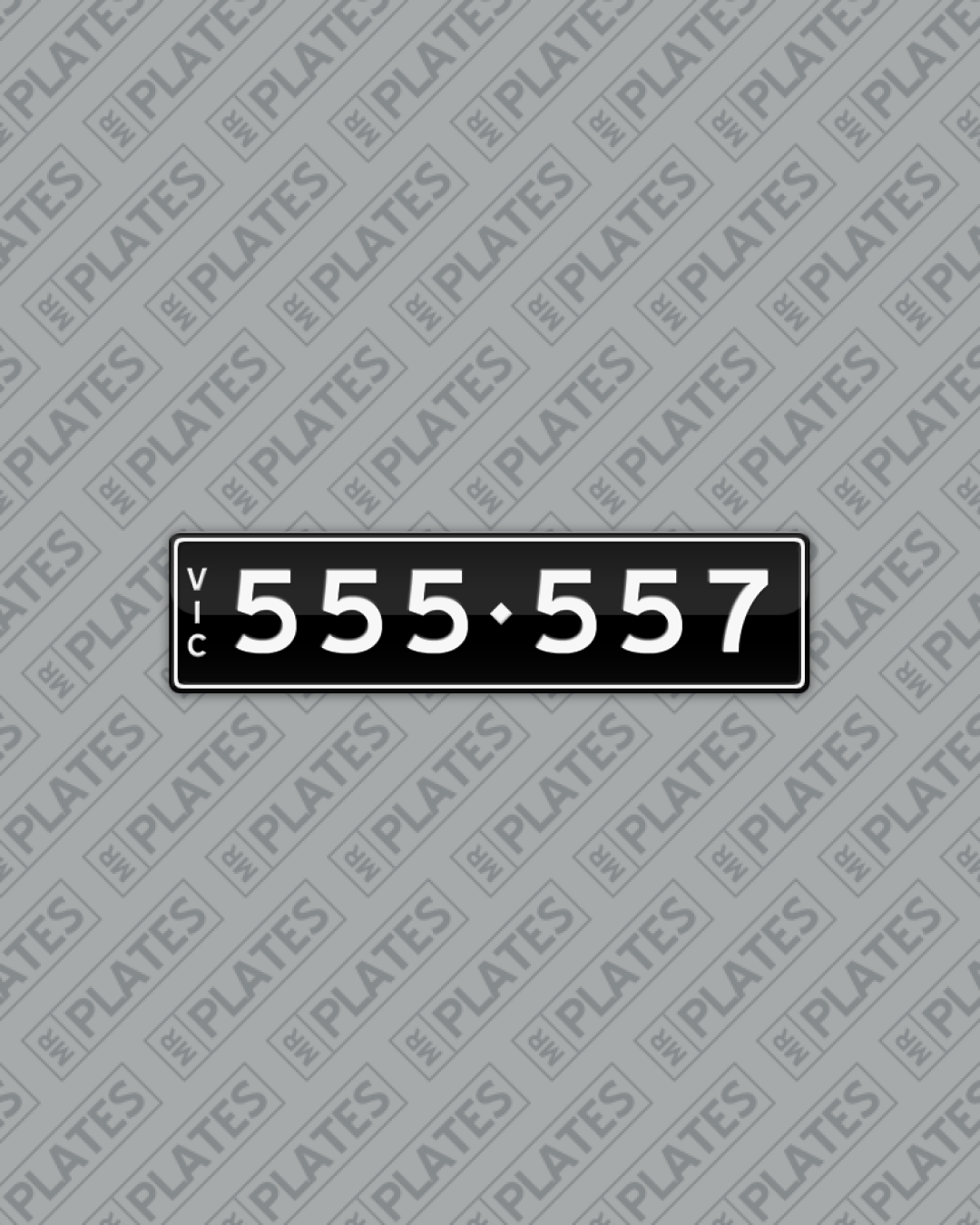 555·557 (555 557) Number Plates For Sale, VIC - MrPlates