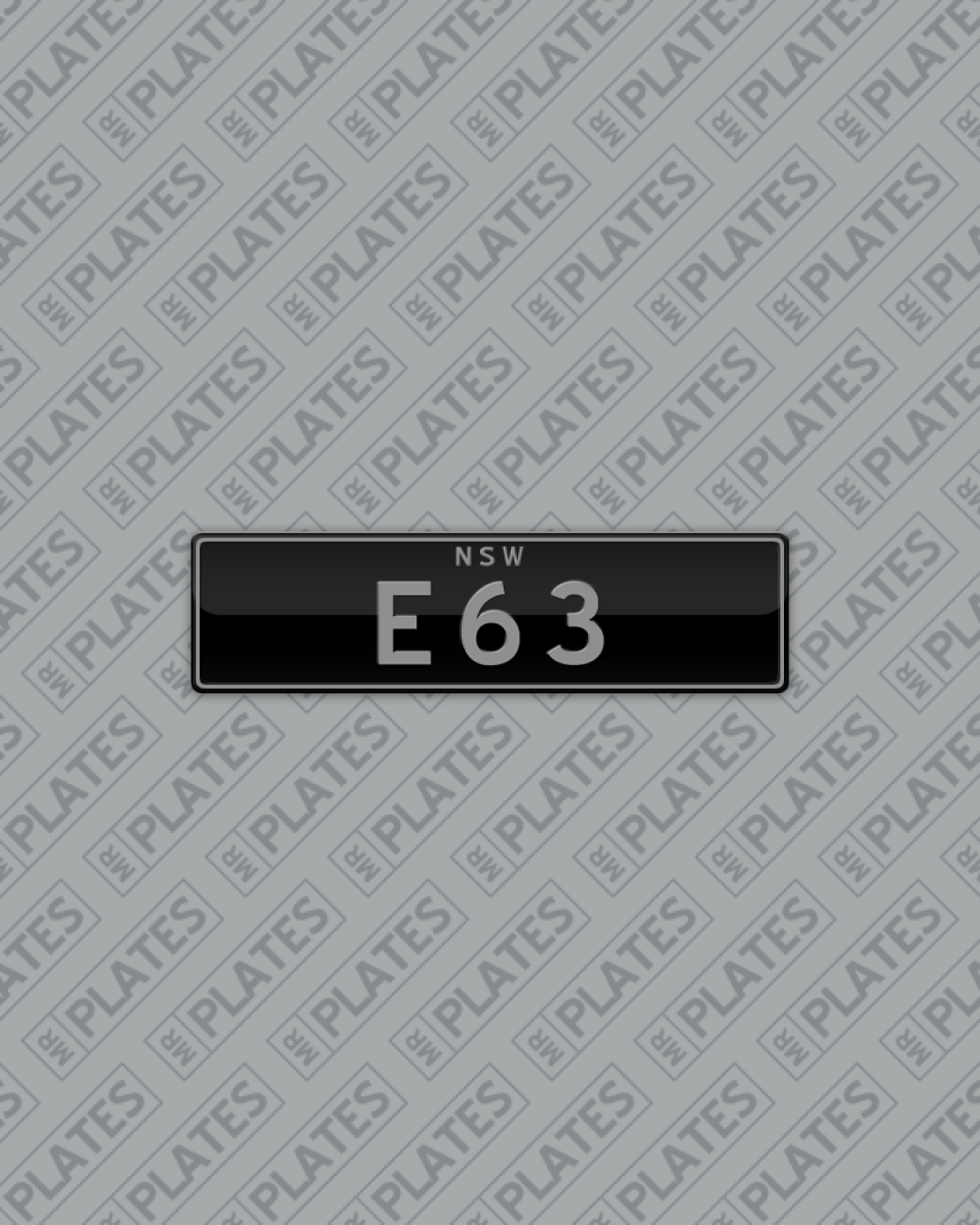 E63 (Mercedes-Benz E63) Number Plates For Sale, NSW - MrPlates