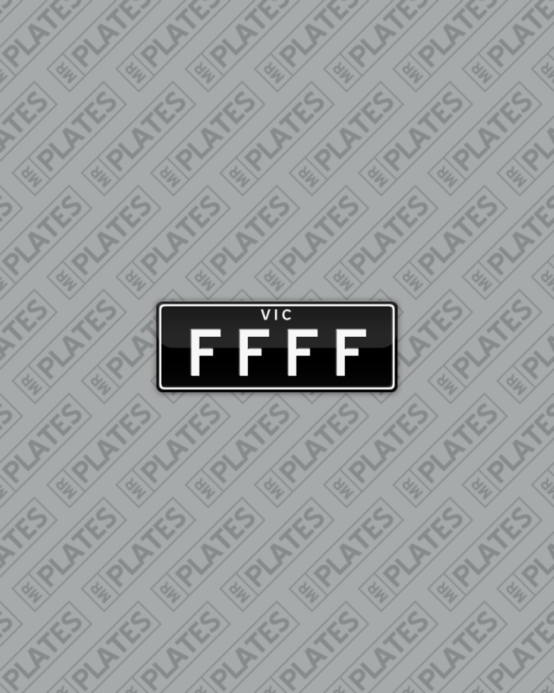 FFFF (Rare 4 Character Repeating) Number Plates For Sale, VIC - MrPlates