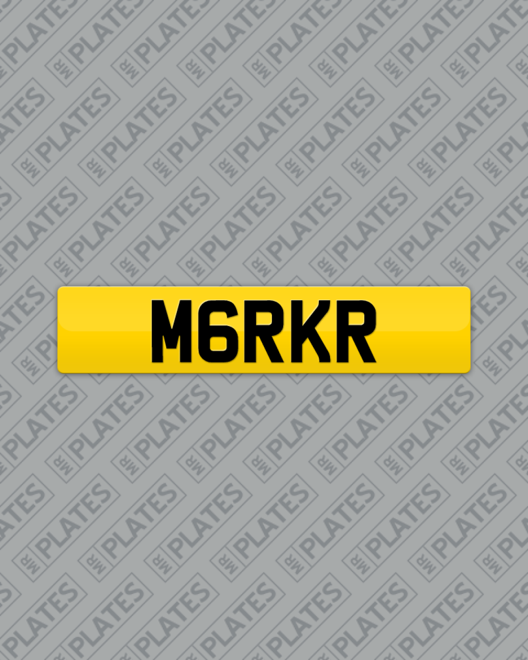 M6RKR (M6RKR = MARK R MERK) Number Plates For Sale - MrPlates
