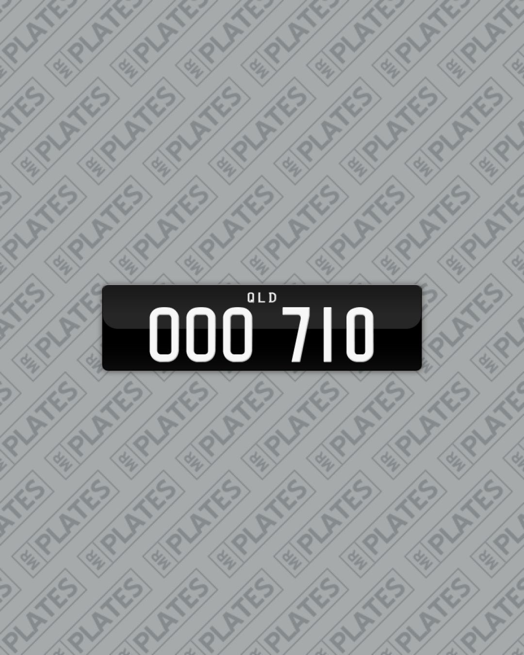 OOO 710 (Heritage Style) Number Plates For Sale, QLD - MrPlates
