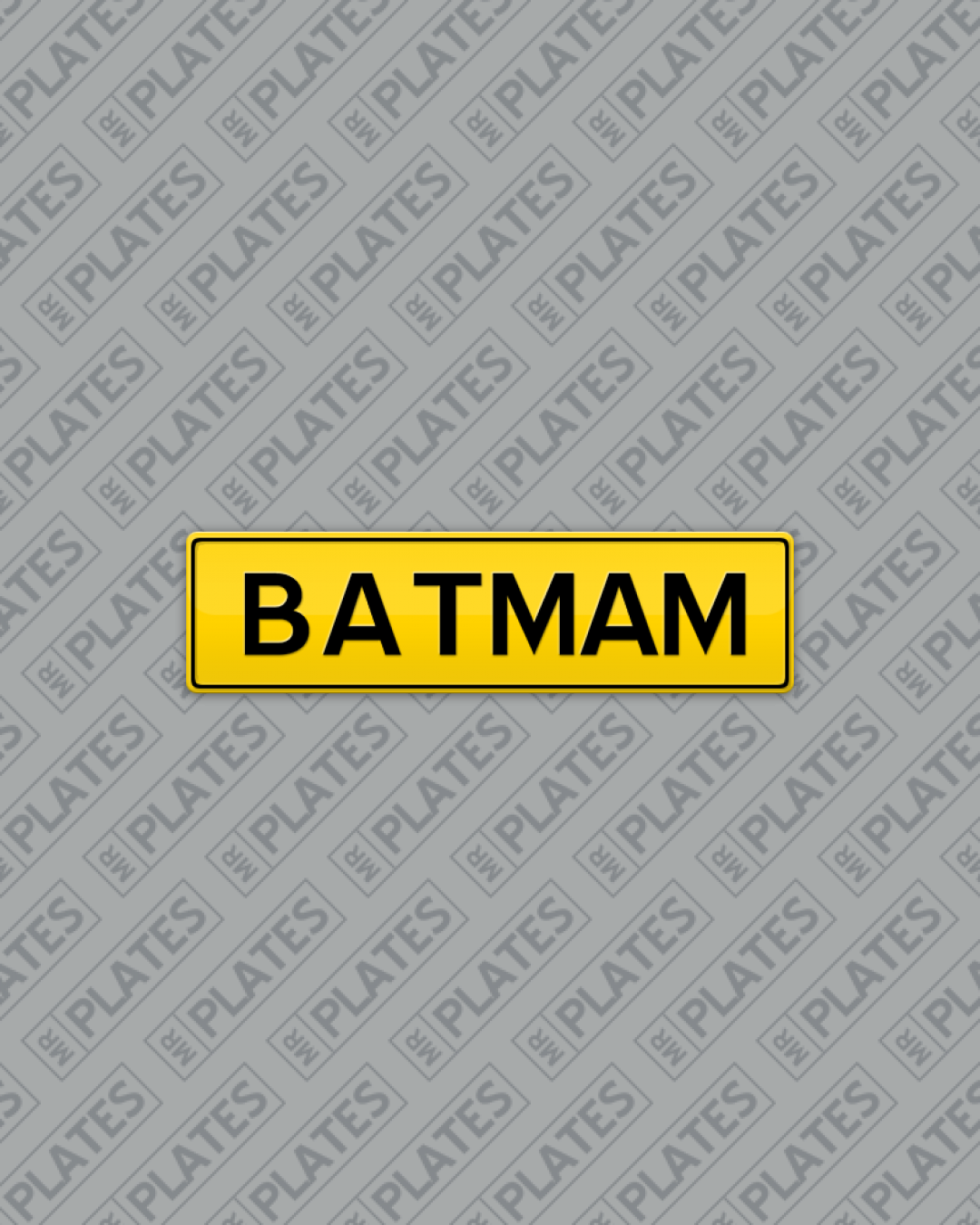 BATMAM (Female of Batman) Number Plates For Sale, NSW - MrPlates