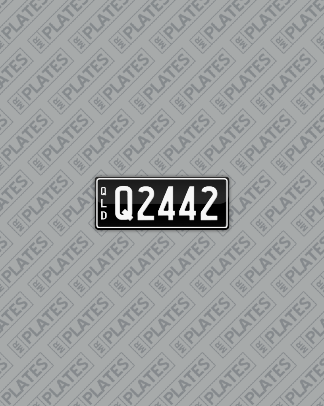Q2442 (QLD Heritage Plate) Number Plates For Sale, QLD - MrPlates