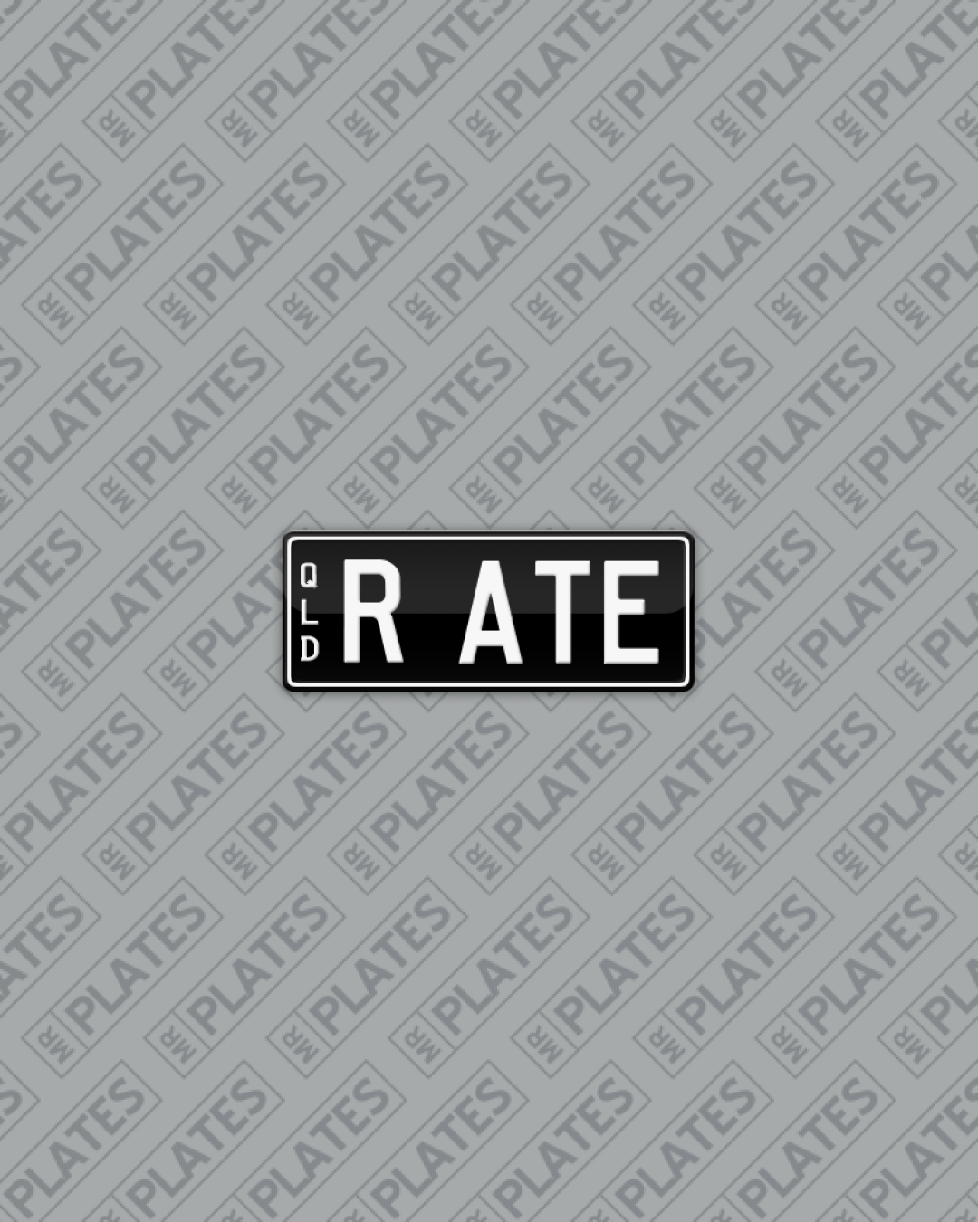 R ATE (Rate) Number Plates For Sale, QLD - MrPlates