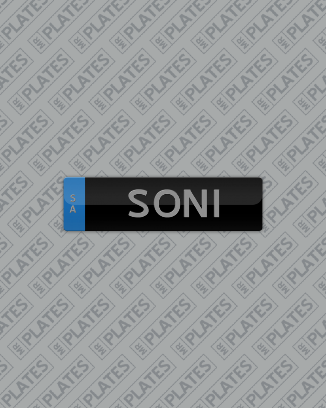 SONI (Name) Number Plates For Sale, SA - MrPlates