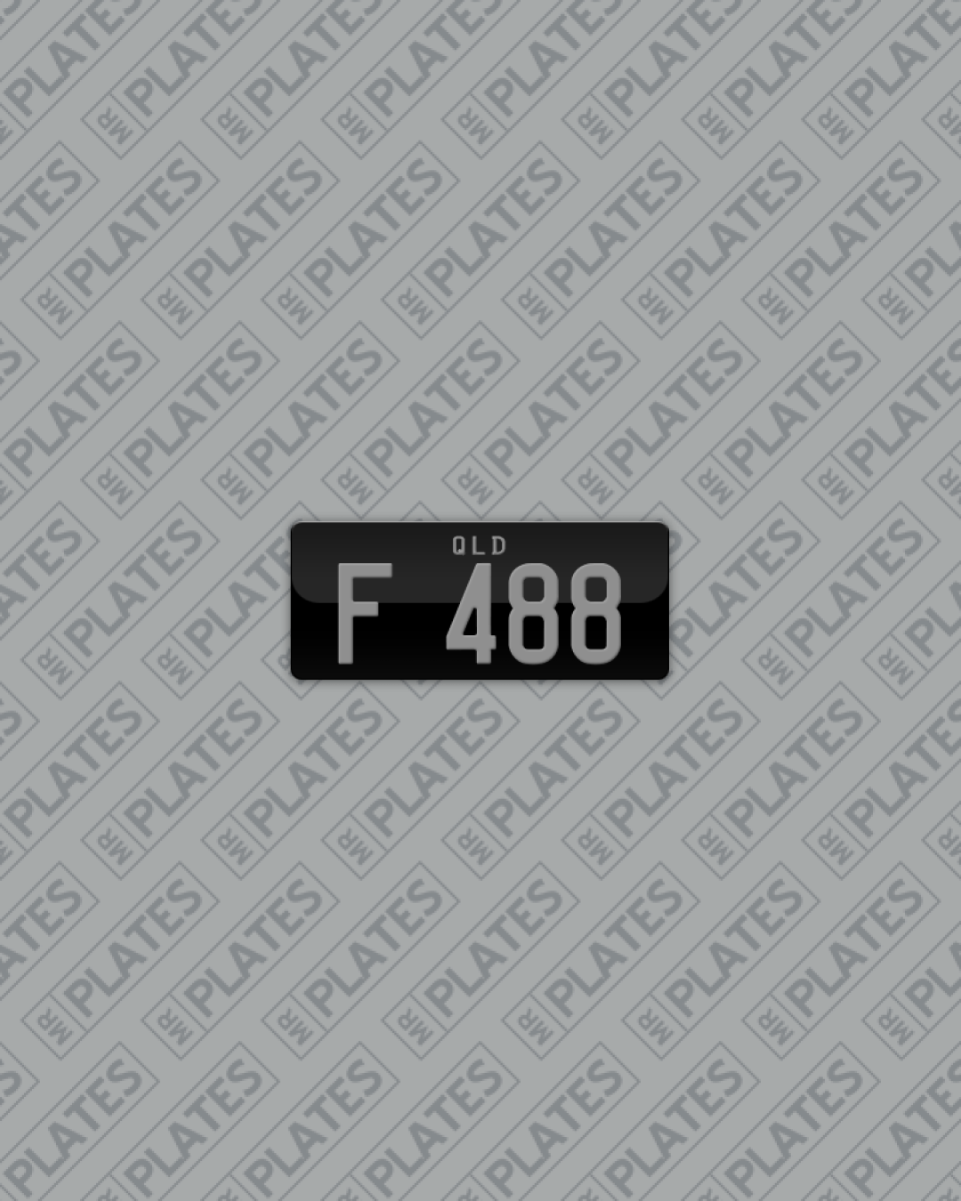 F 488 (Ferrari 488) Number Plates For Sale, QLD - MrPlates