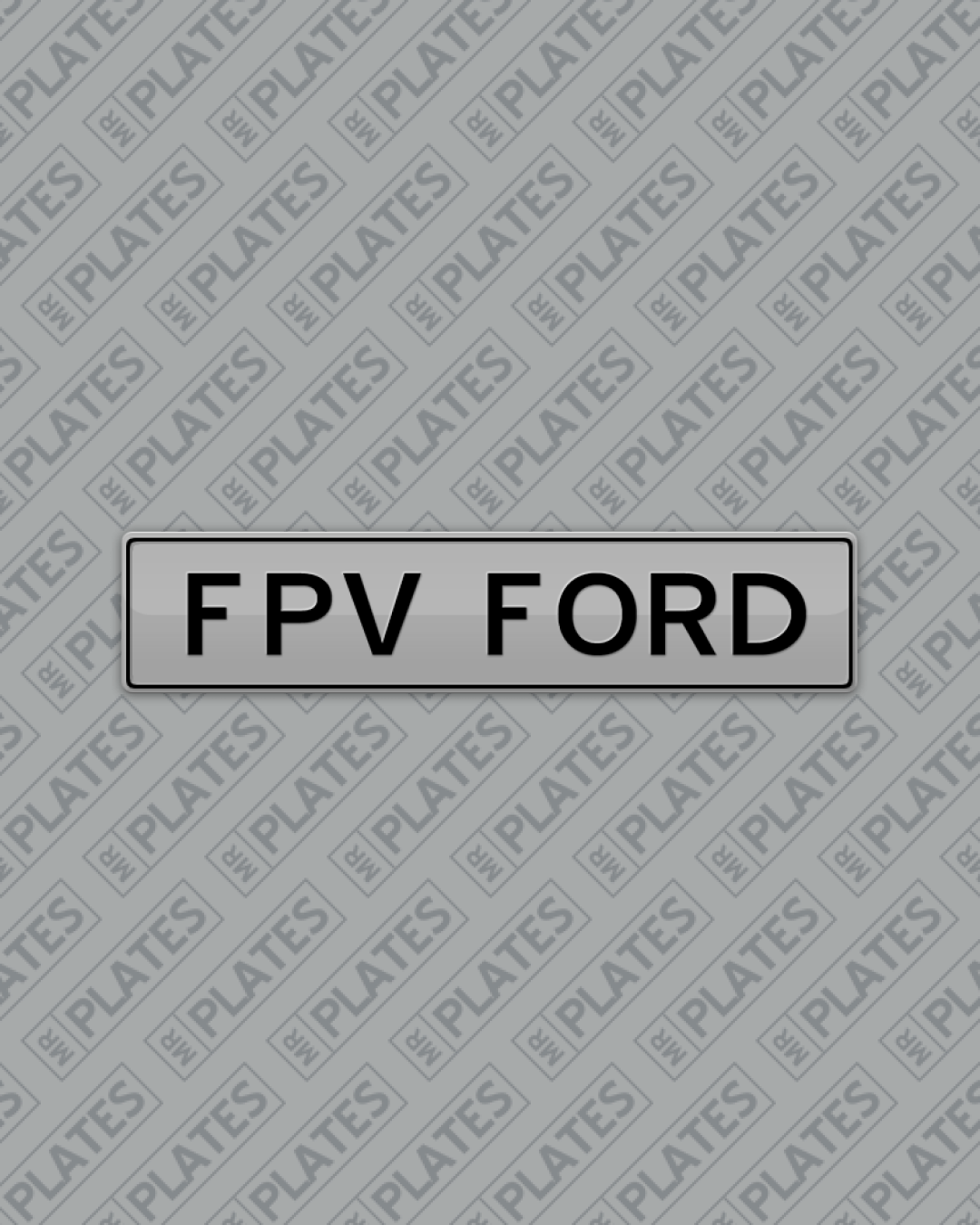 FPV FORD Number Plates For Sale, QLD - MrPlates