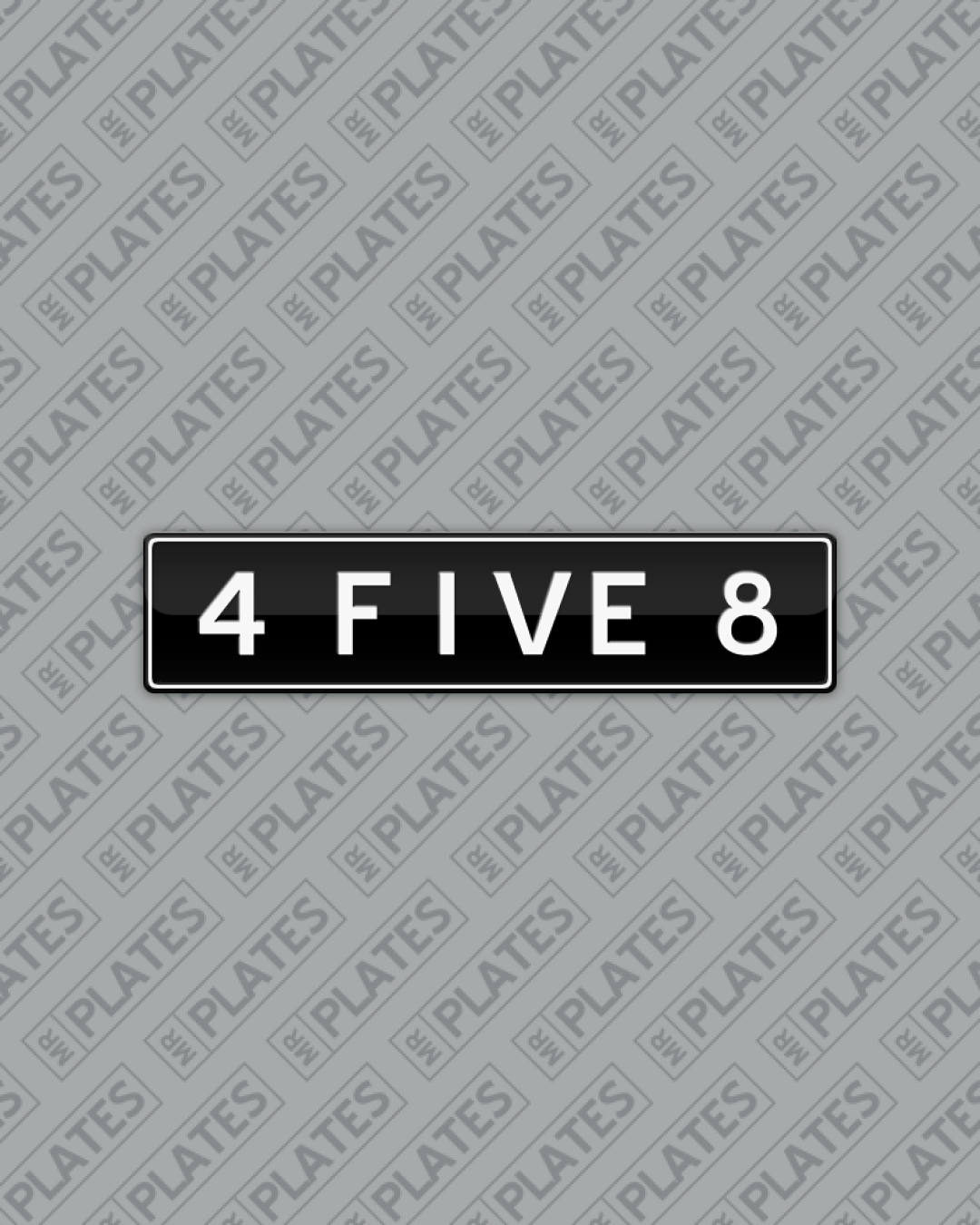 4 FIVE 8 (458) Number Plates For Sale, QLD - MrPlates
