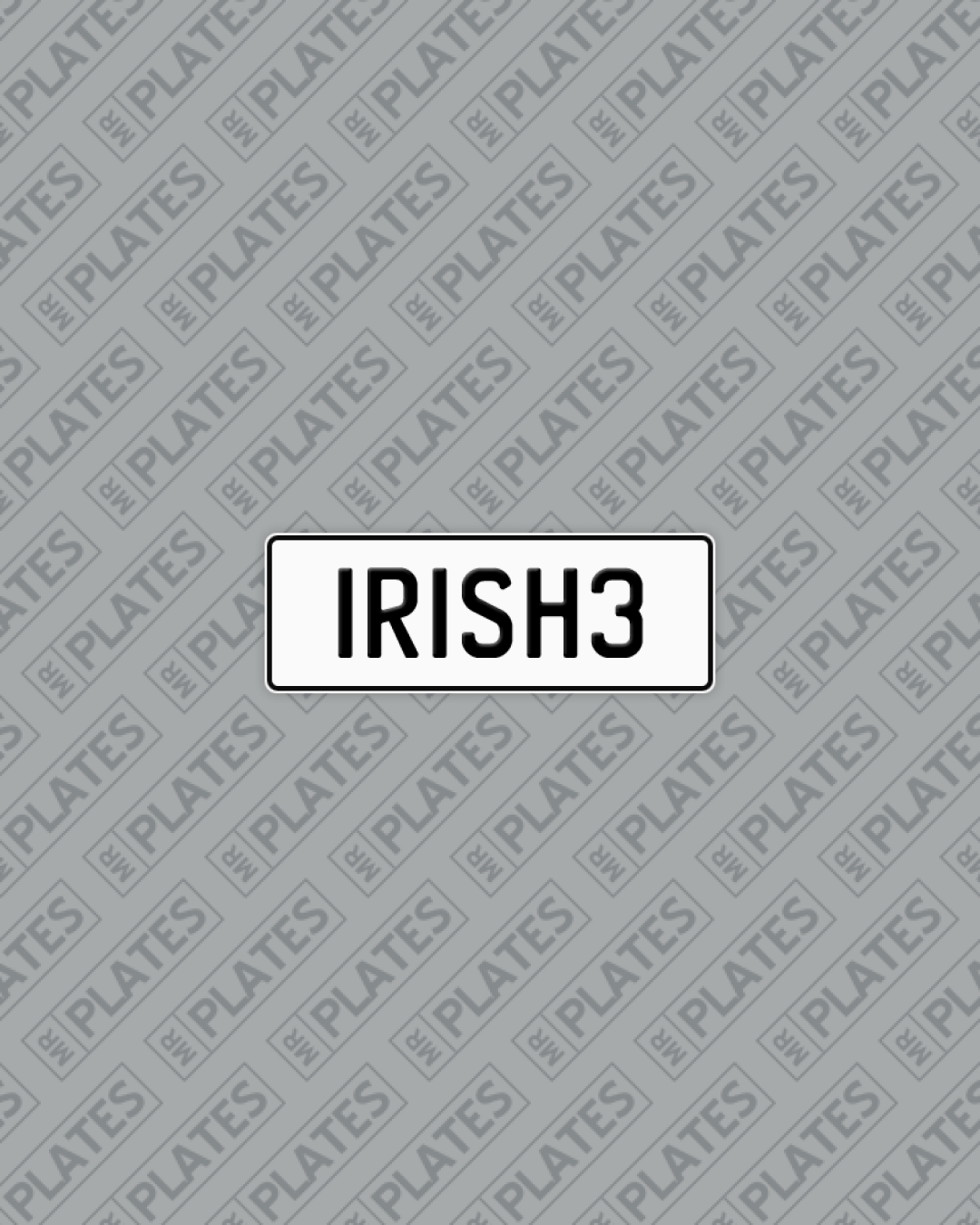 IRISH3 (Irish Are Free) Number Plates For Sale - MrPlates