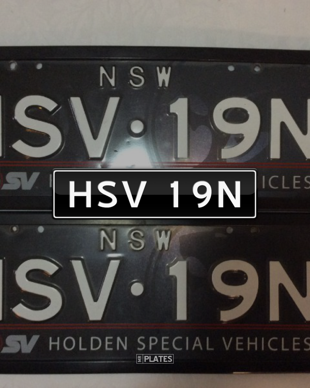 HSV 19N Number Plates For Sale, NSW - MrPlates