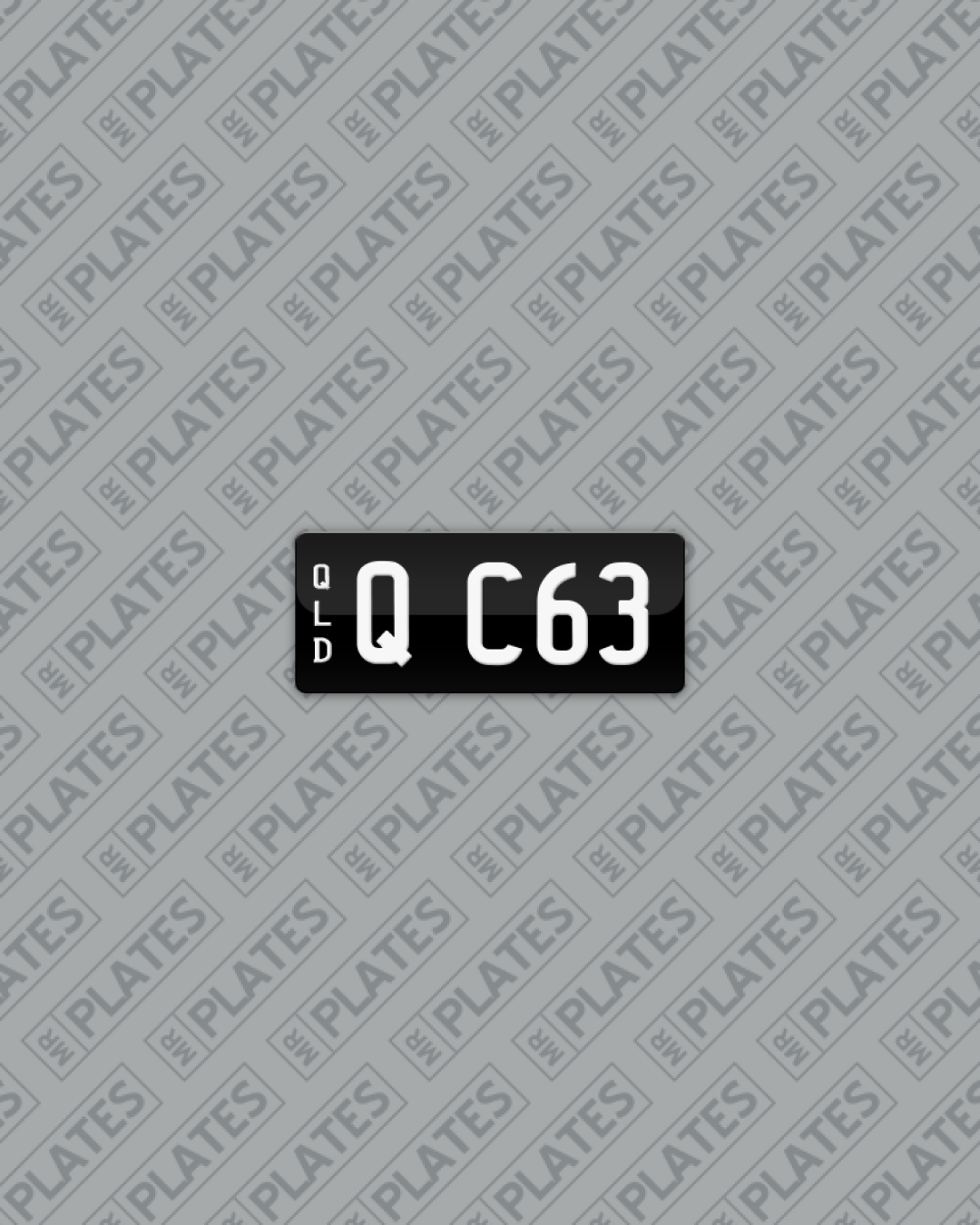 Q C63 Number Plates For Sale, QLD - MrPlates