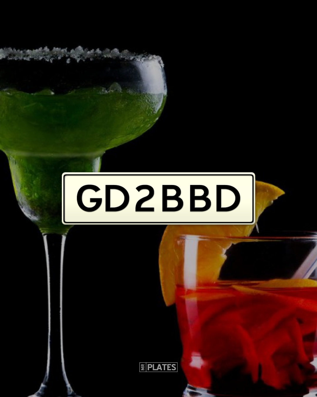 GD2BBD (Good 2 Be Bad) Number Plates For Sale - MrPlates