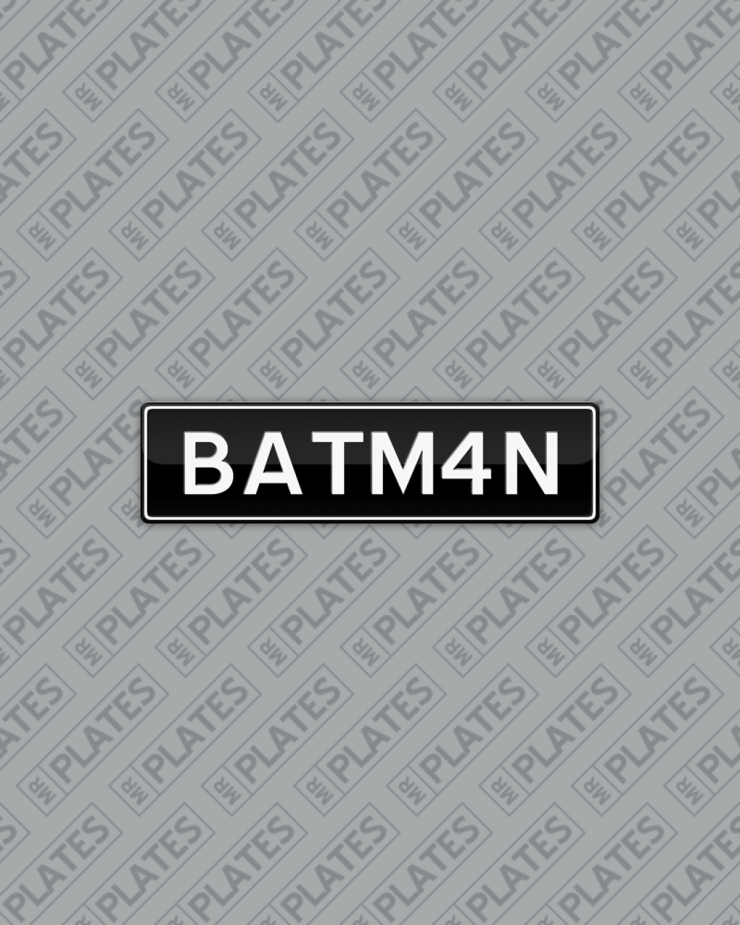 BATM4N (Batman) Number Plates For Sale, VIC - MrPlates
